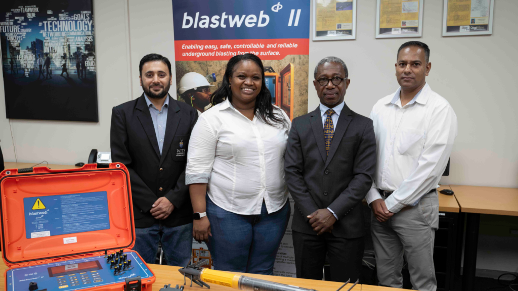 DetNet upgrades blasting technology for DigiMine students at Wits