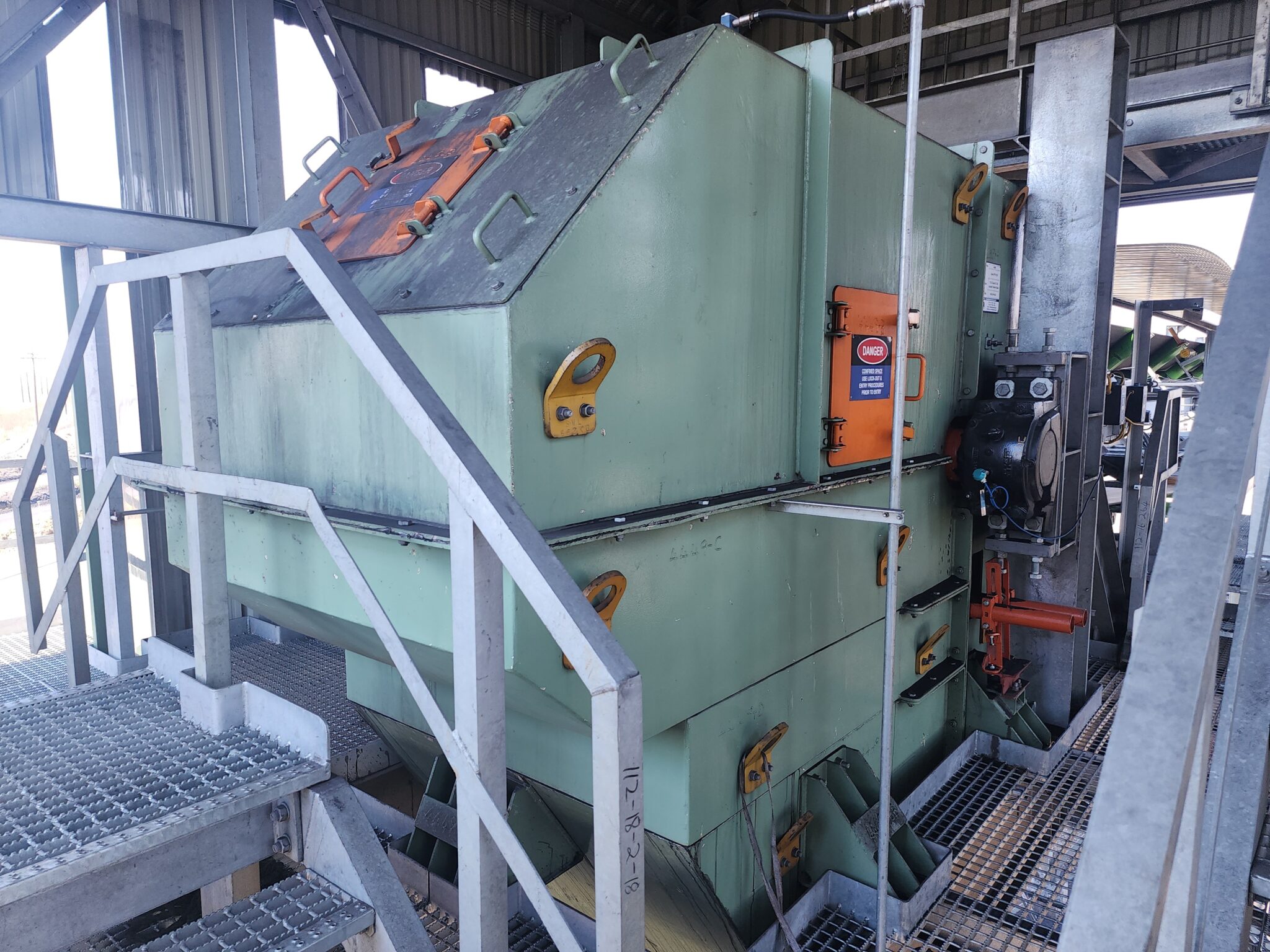 Designed for high volume thermal coal handling, this Weba transfer ...